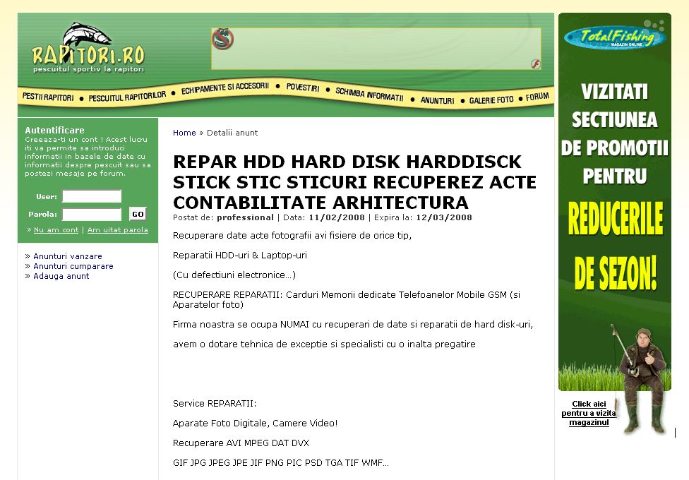 Rapitori de HDD – waven.ro